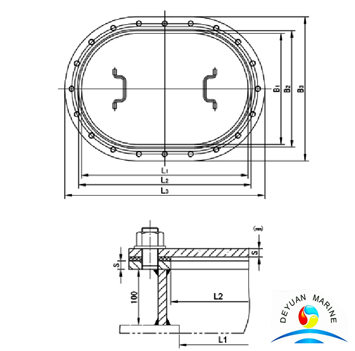 Deyuan Marine Manhole Cover For Ship - China Deyuan Marine