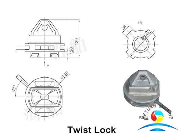 BD Type Container Twist Lock from China manufacturer - China Deyuan Marine