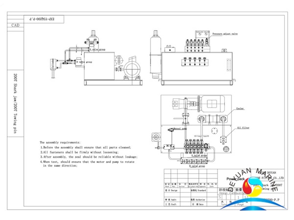 Marine Ship Hydraulic Power Pack Unit For Marine Hydraulic Winches from ...