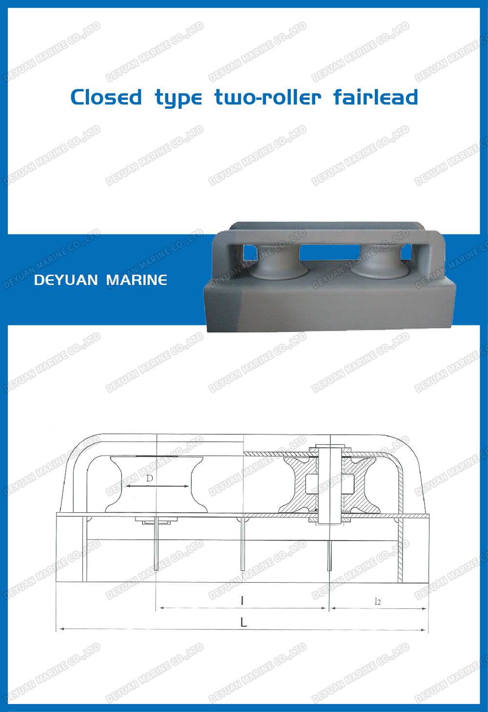 JIS F2014 Fairlead Roller In Group Closed Roller Type from China ...