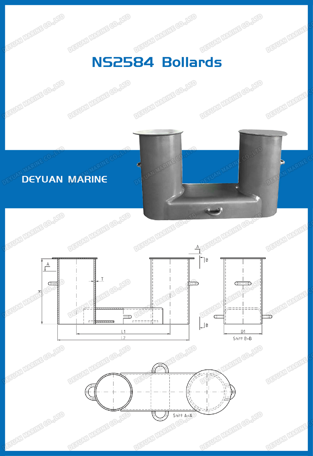 NS2584 Bollards for Boats from China manufacturer - China Deyuan Marine