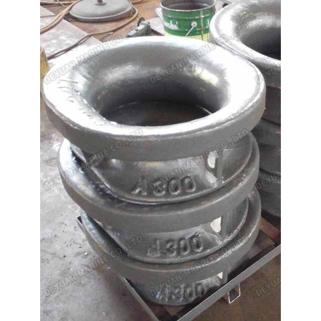 Bulwark Mounting Cast Steel JIS F2007-76 Mooring Pipe for Ships from ...