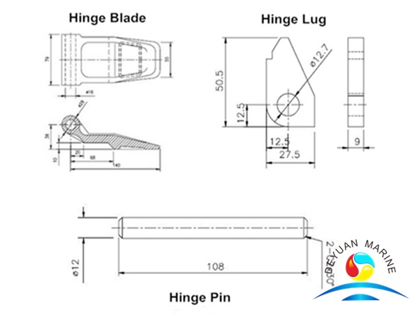 Container Hinge from China manufacturer - China Deyuan Marine