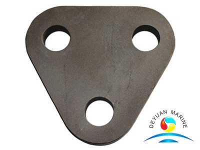 Black Carbon Steel Three Hole Triangle Plate Hardware For Ships from ...